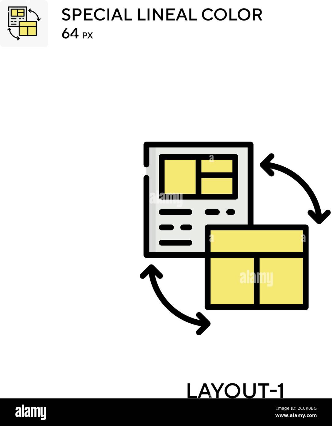 Layout 1 Special Lineal Color Icon Illustration Symbol Design Template For Web Mobile Ui