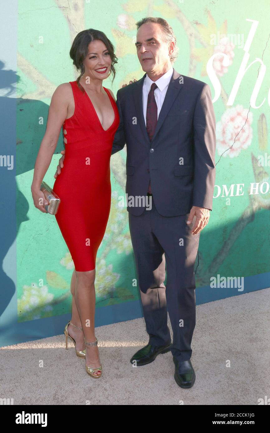 LOS ANGELES - JUN 26: Emmanuelle Vaugier, Vince Calandra at the Sharp ...