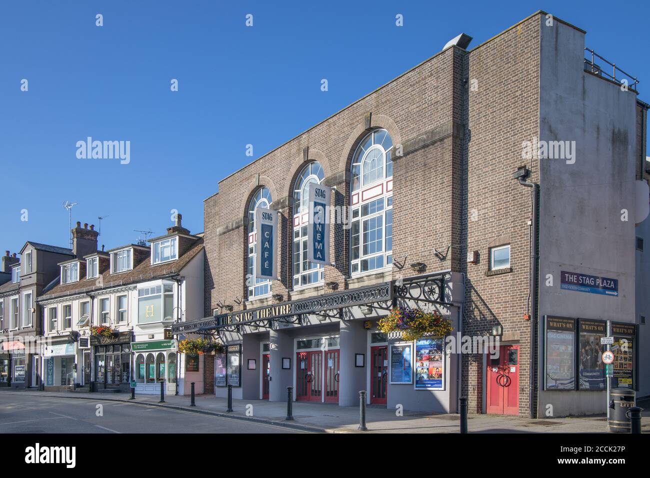 the stag theatre on the high street in sevenoaks kent Stock Photo - Alamy
