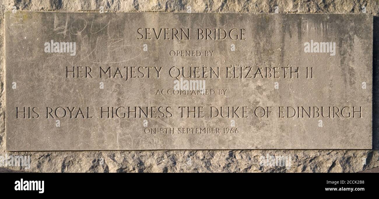 first severn bridge and river crossing at Aust opened by the queen in ...