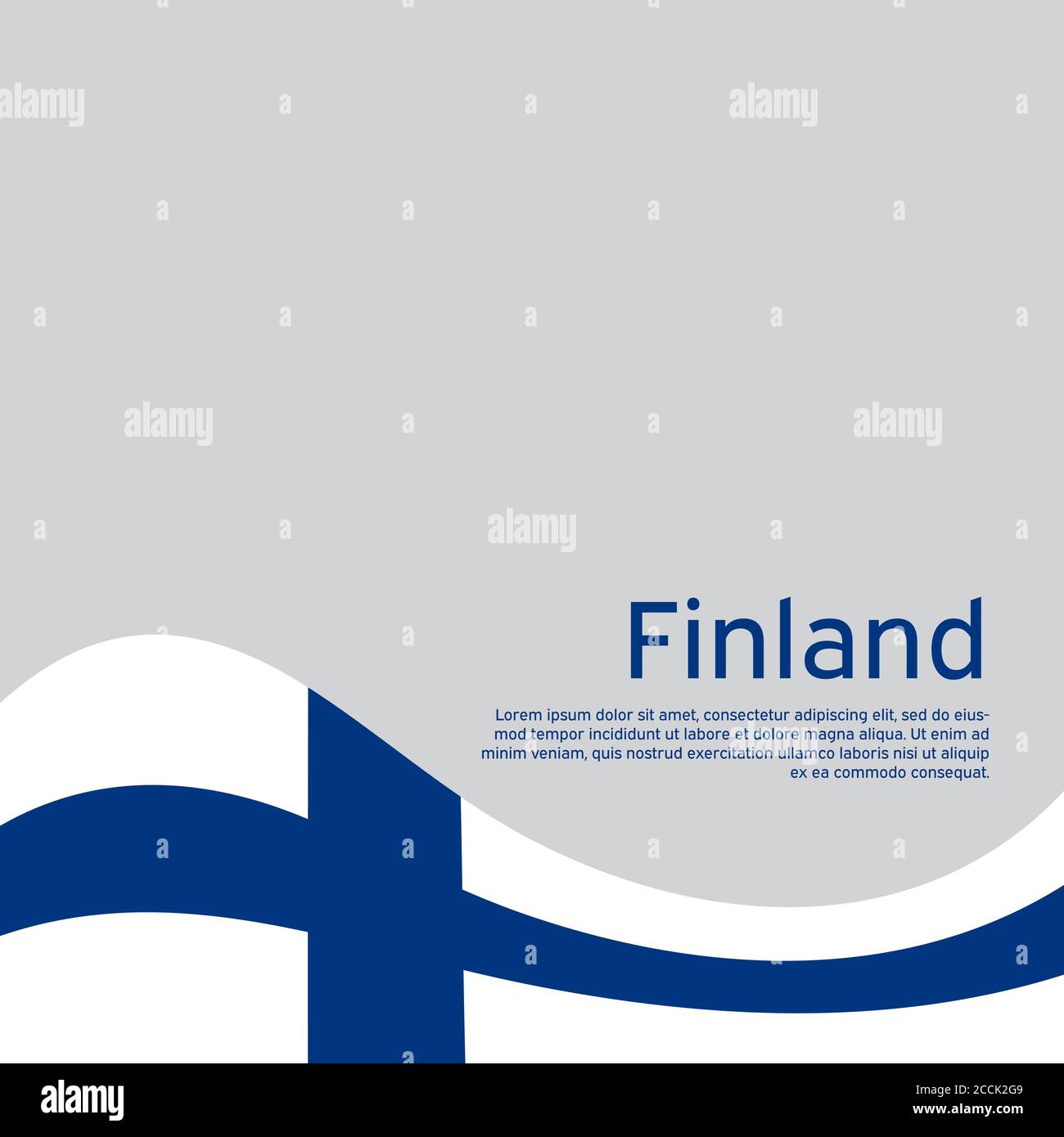 Finland flag background. Finland flag on a white background. National ...