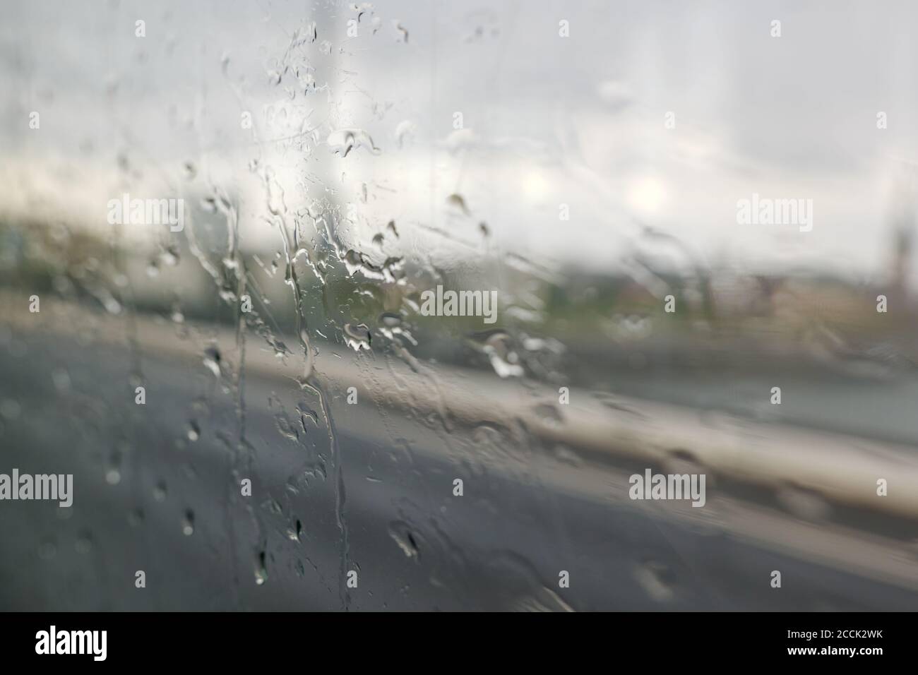 Rain drops on train window hi-res stock photography and images - Alamy