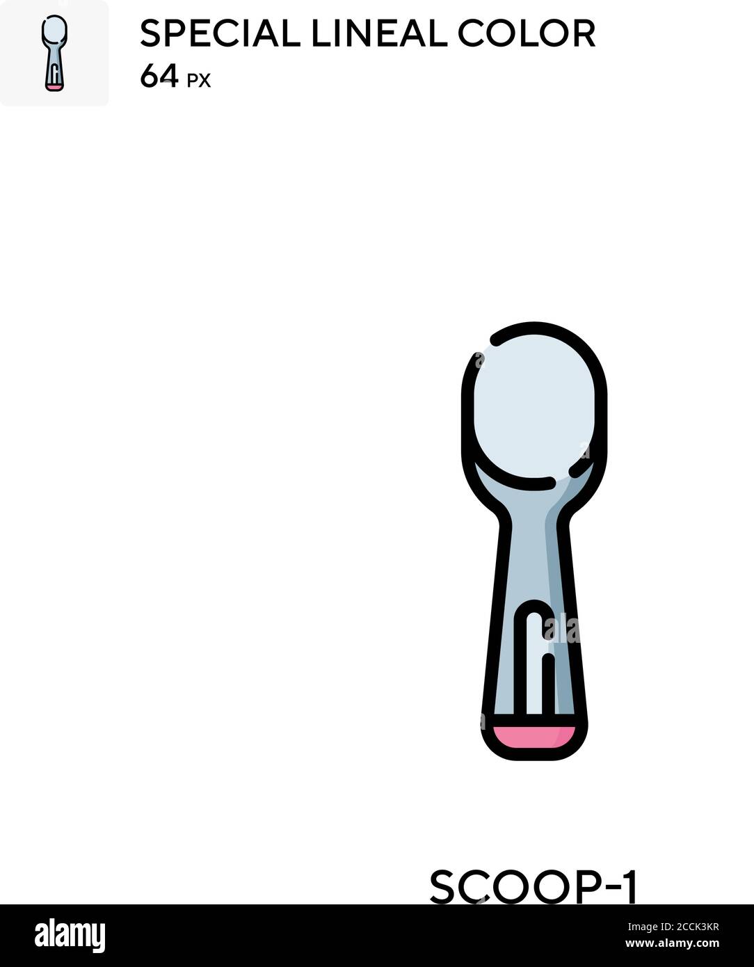 Scoop-1 Special lineal color icon. Illustration symbol design template ...