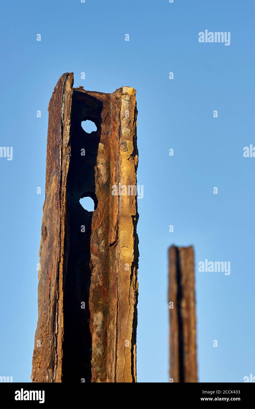 Breakwater pylons hi-res stock photography and images - Alamy