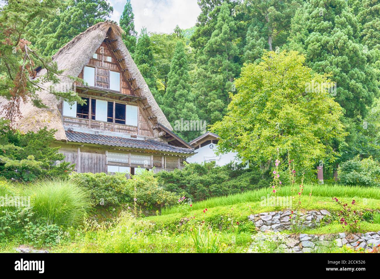 Nanto, Japan - Gassho-zukuri houses at Ainokura village, Gokayama area ...