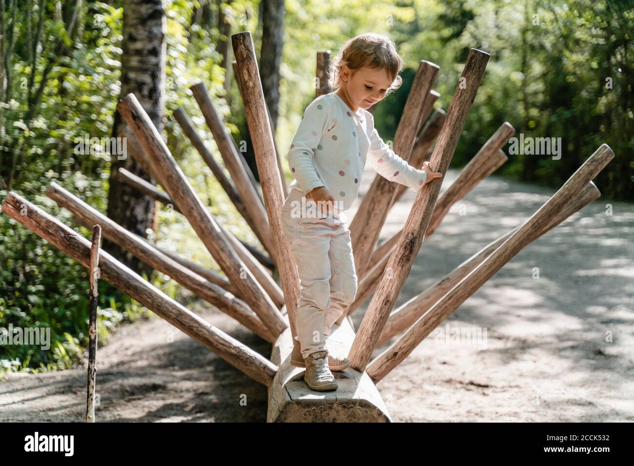 Wood girl hi-res stock photography and images - Alamy