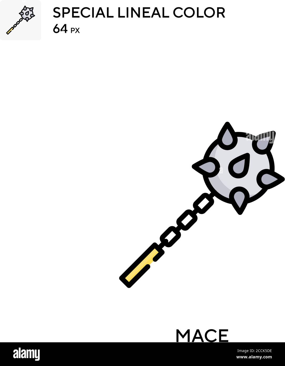 3d mace model Stock Vector Images - Alamy