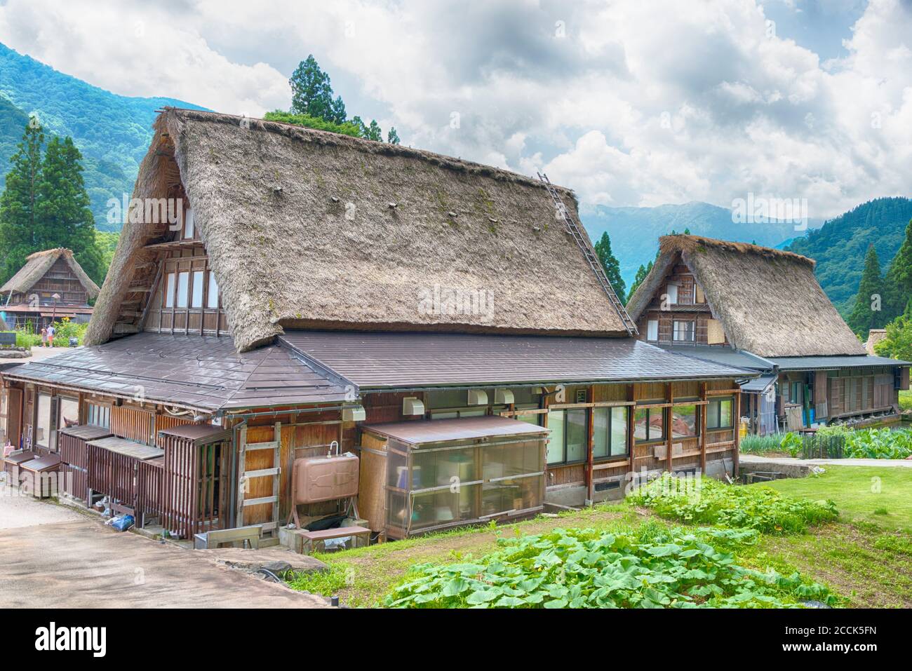 Nanto, Japan - Gassho-zukuri houses at Ainokura village, Gokayama area ...