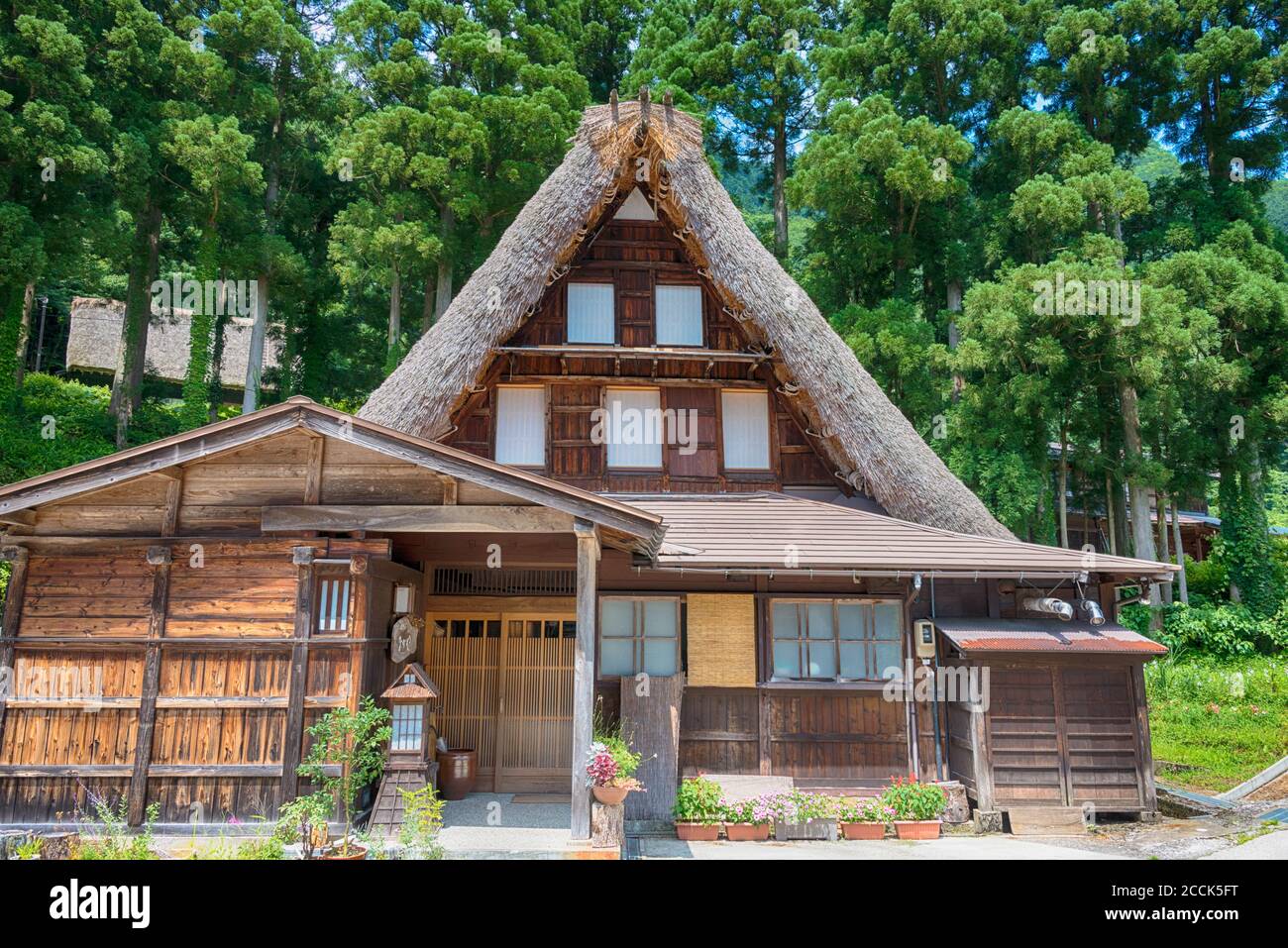 Nanto, Japan - Gassho-zukuri houses at Ainokura village, Gokayama area ...