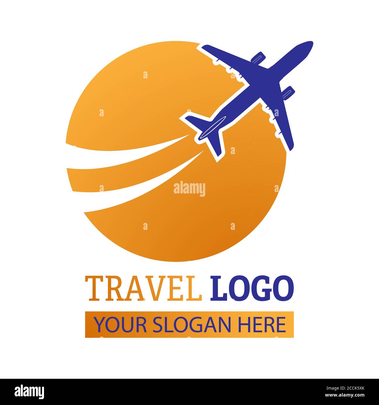 Travel logo. Color vector illustration for logo, sticker or emblem ...