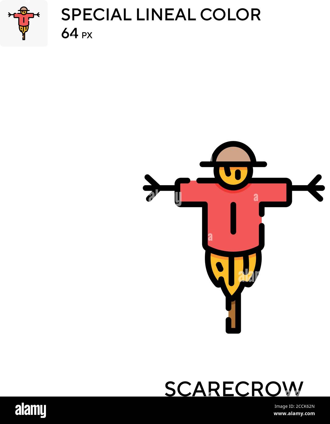 Blue scarecrow icon isolated on hi-res stock photography and images - Alamy