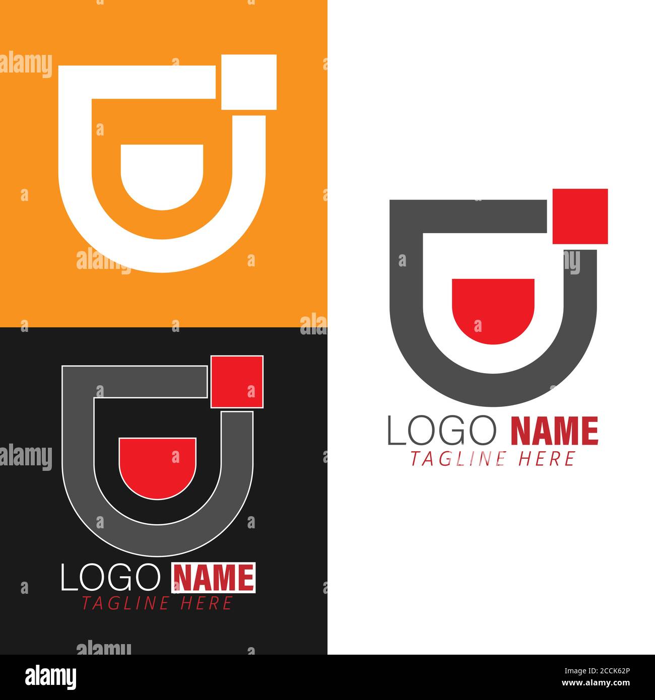 Abstract logo. Color vector illustration for logo, sticker or emblem ...