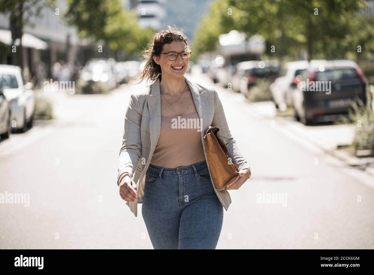 Coat walking smiling germany hi-res stock photography and images - Alamy