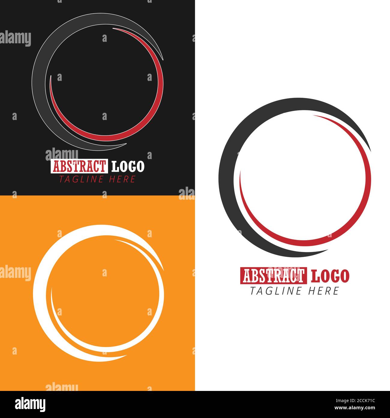Abstract logo. Color vector illustration for logo, sticker or emblem ...
