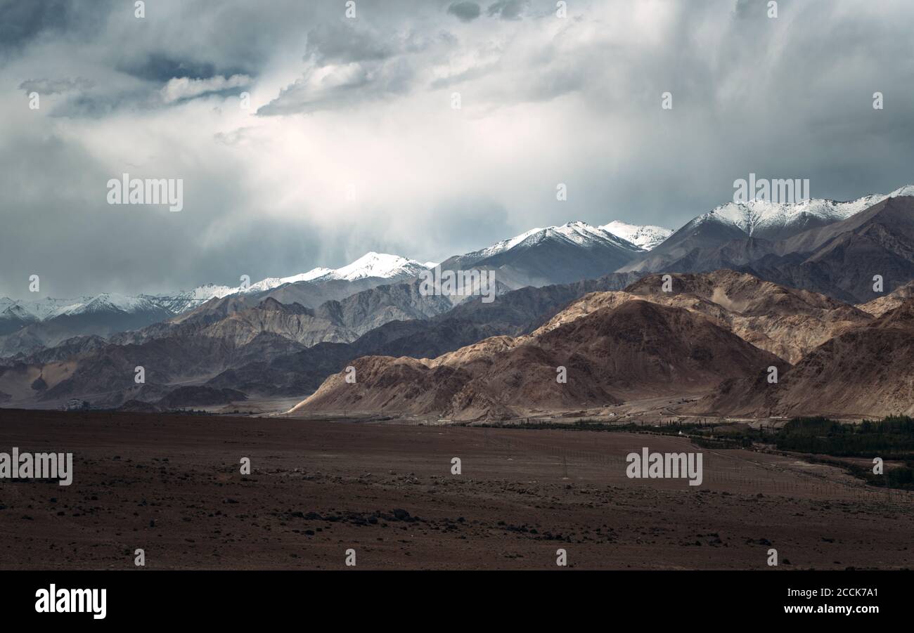 India, Ladakh, Cloudy sky over Himalayas Stock Photo - Alamy