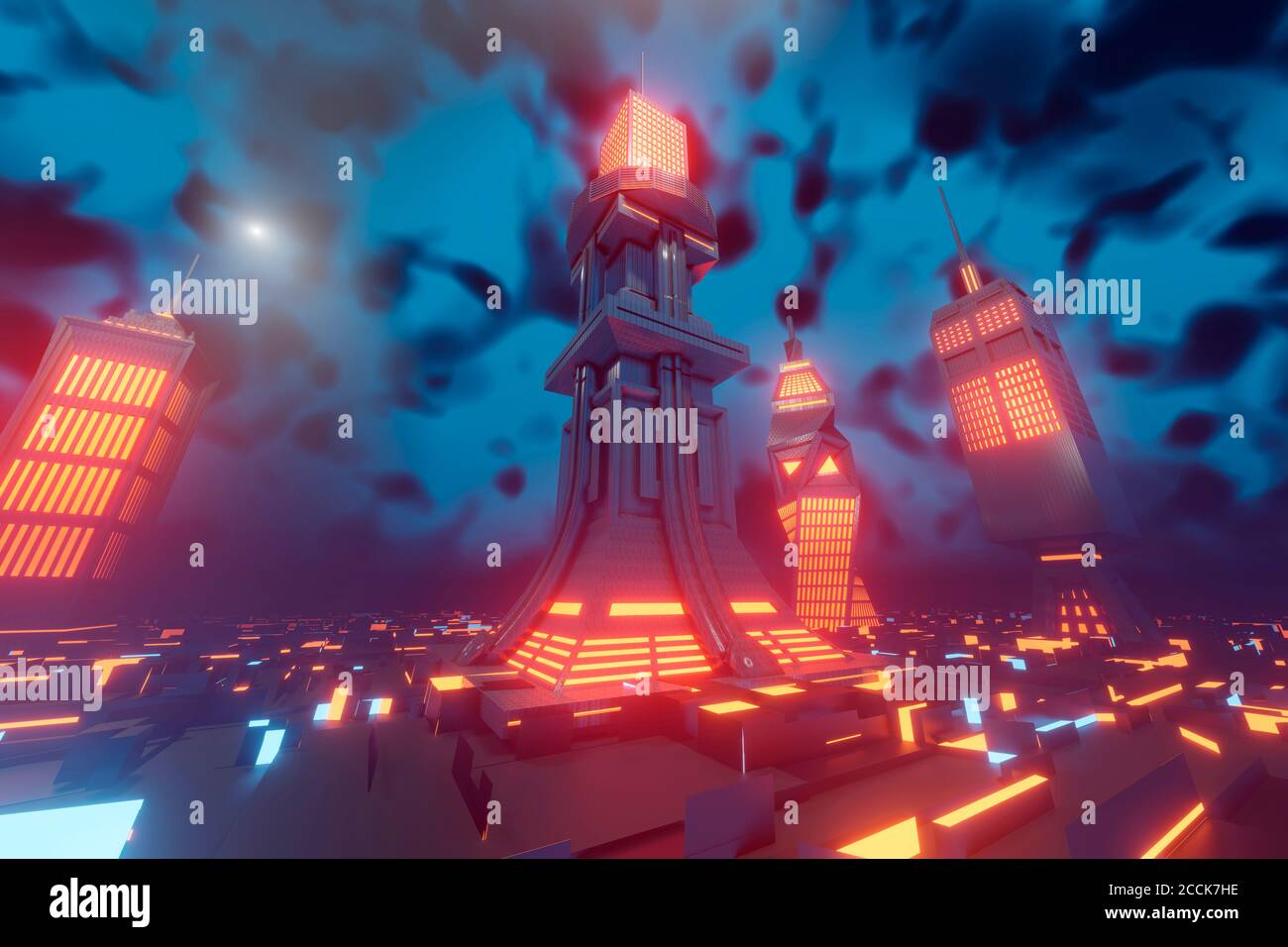 Futuristic render hi-res stock photography and images - Alamy