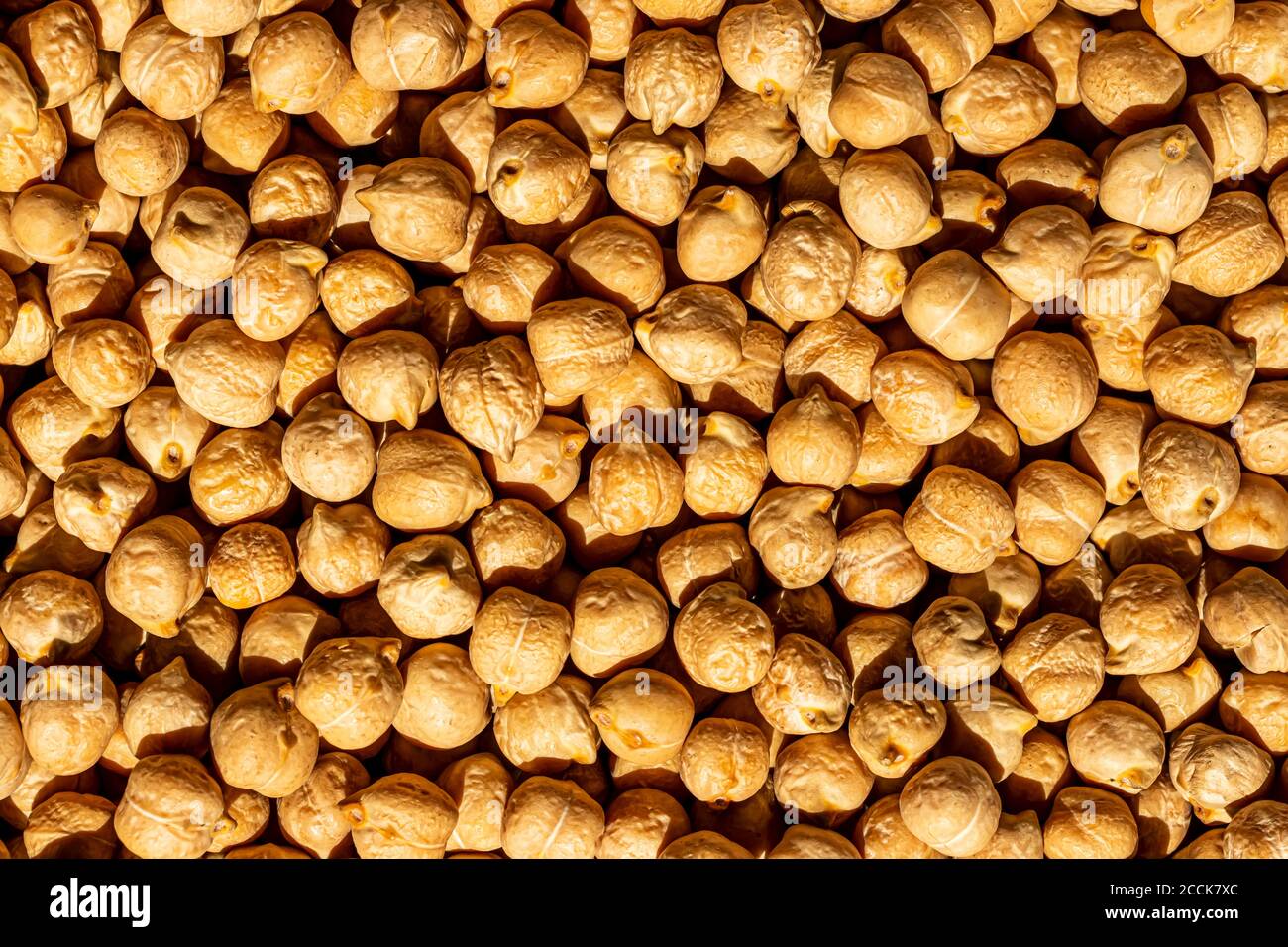 Close up chickpea bean seeds background. Healthy vegetarian nutrition ...