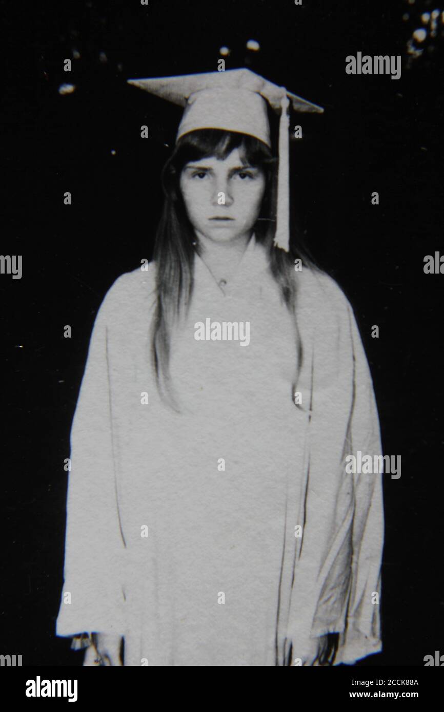 Graduation photo 1970s hi-res stock photography and images - Alamy