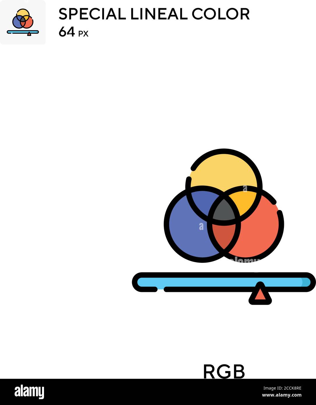 Rgb Special lineal color icon. Illustration symbol design template for web mobile UI element ...