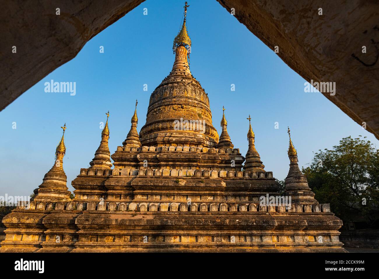 Weathered stupa of ananda temple hi-res stock photography and images ...