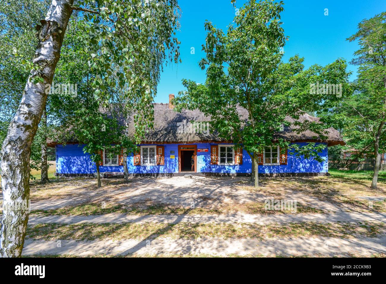 Old, historic rural buildings, Poland Stock Photo - Alamy