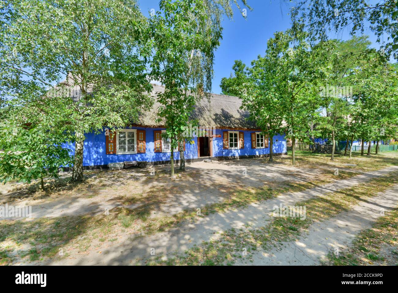 Old, historic rural buildings, Poland Stock Photo - Alamy