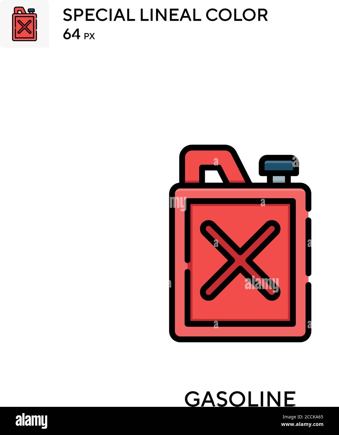 Gasoline Special lineal color icon. Illustration symbol design template ...