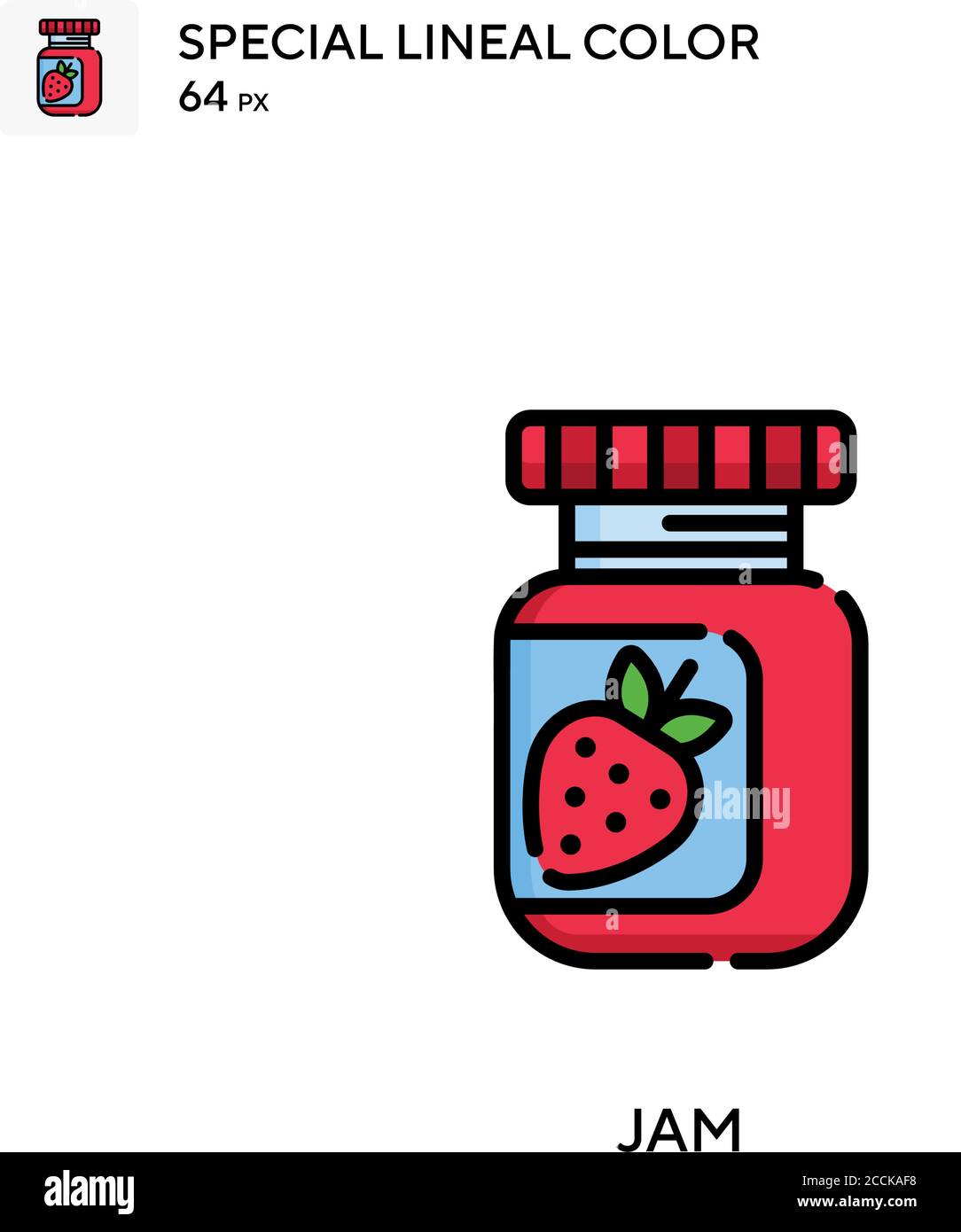 Jam Special lineal color icon. Illustration symbol design template for ...