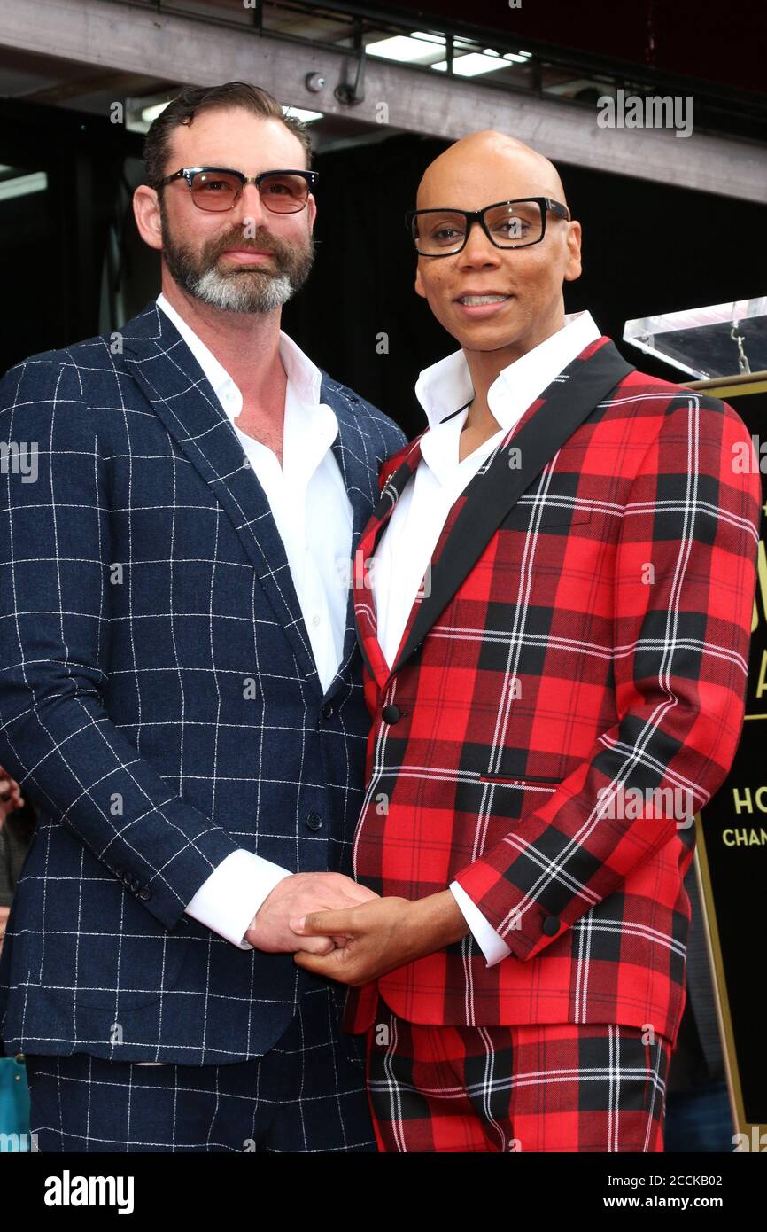 LOS ANGELES - MAR 16: Georges LeBar, RuPaul Andre Charles at the RuPaul ...
