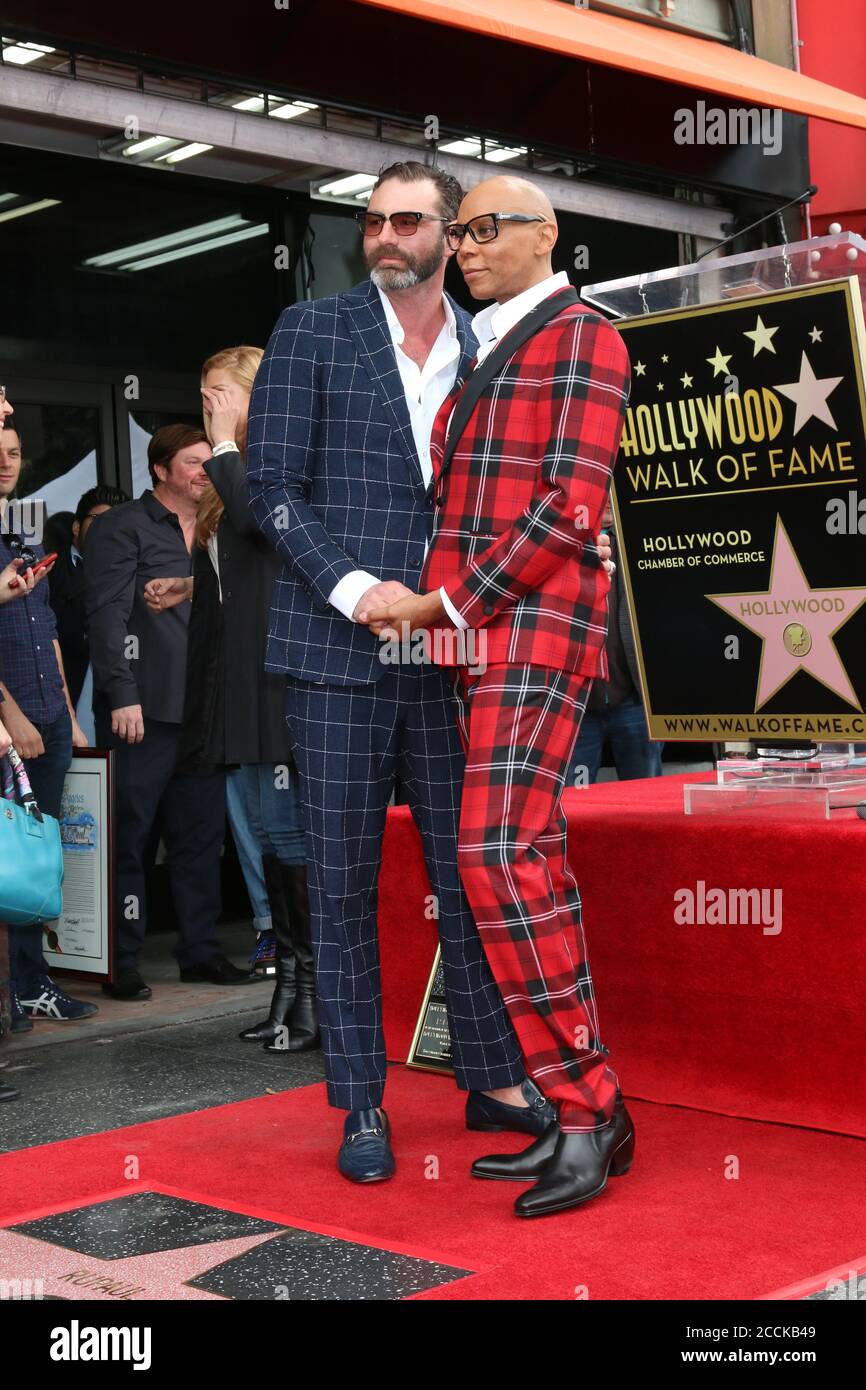LOS ANGELES - MAR 16: Georges LeBar, RuPaul Andre Charles at the RuPaul ...