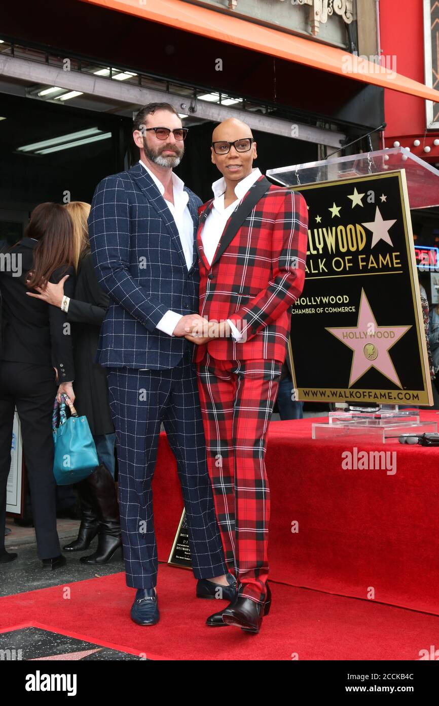 LOS ANGELES - MAR 16: Georges LeBar, RuPaul Andre Charles at the RuPaul ...