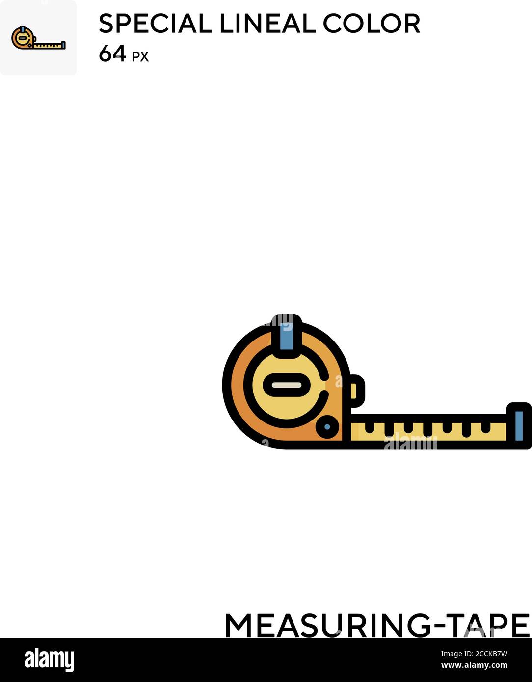 Measuring-tape Special lineal color icon. Illustration symbol design ...
