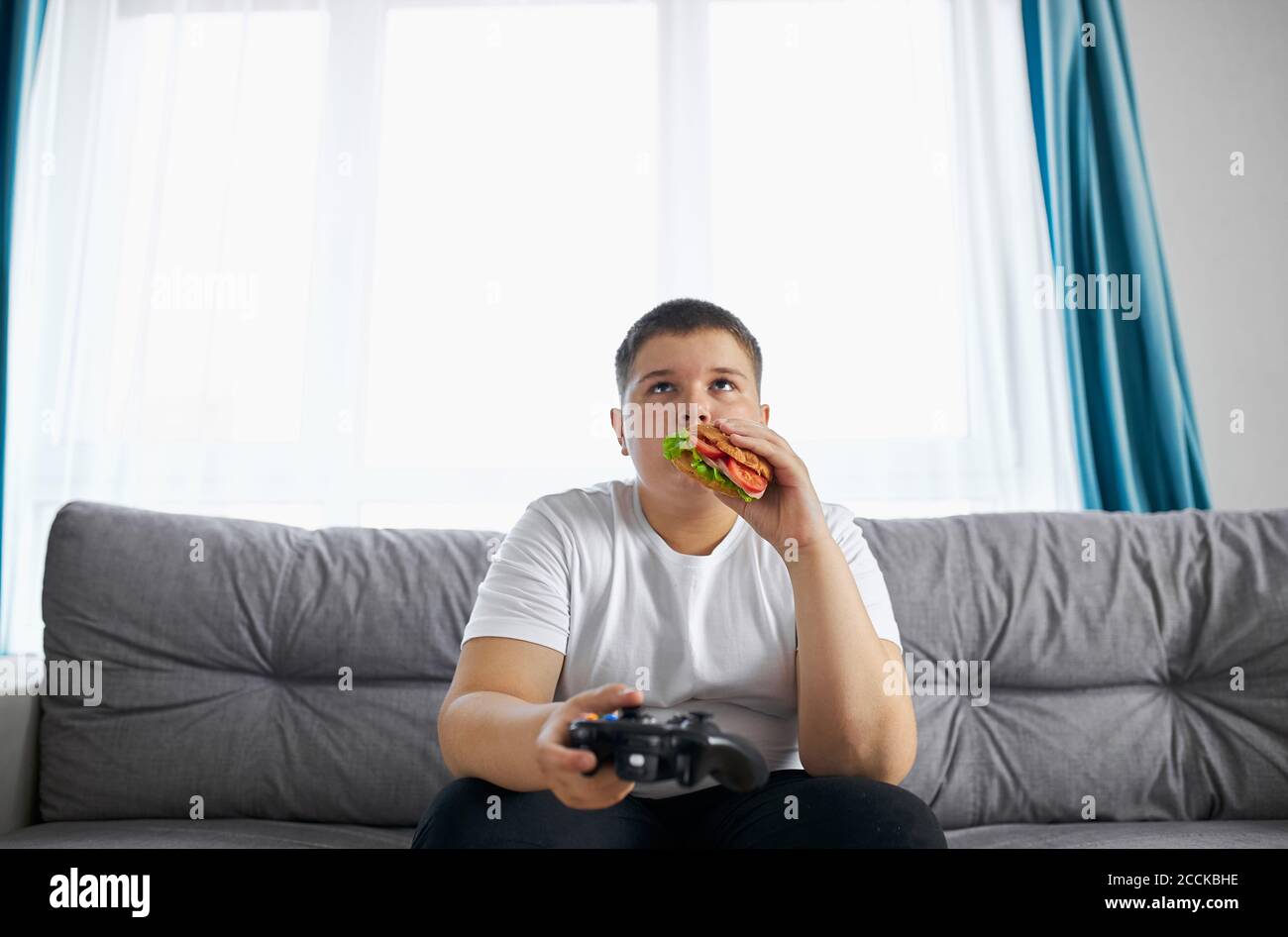 Fat Kids Playing Video Games