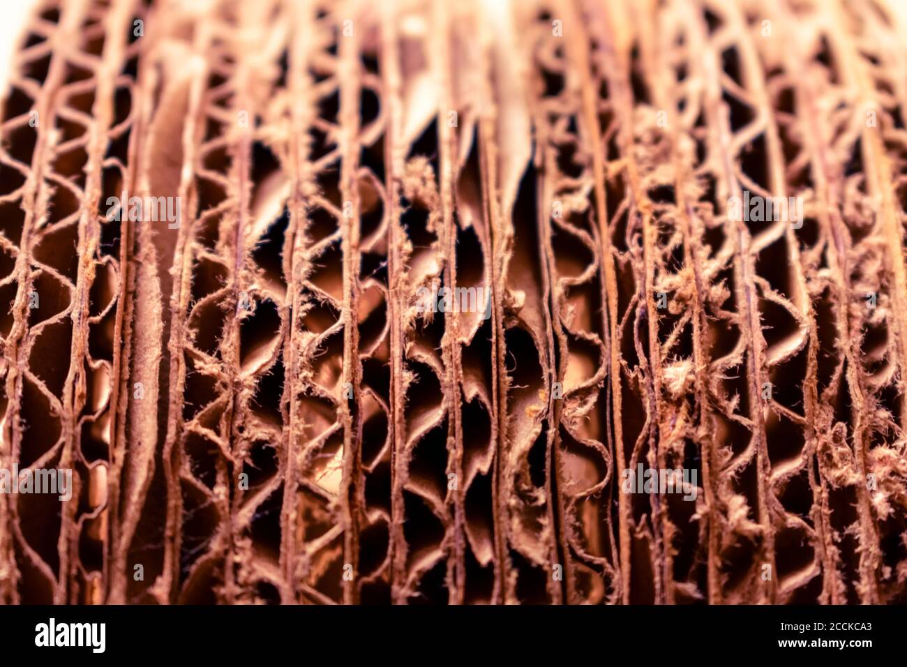 Closeup texture pile corrugated cardboard hi-res stock photography and ...