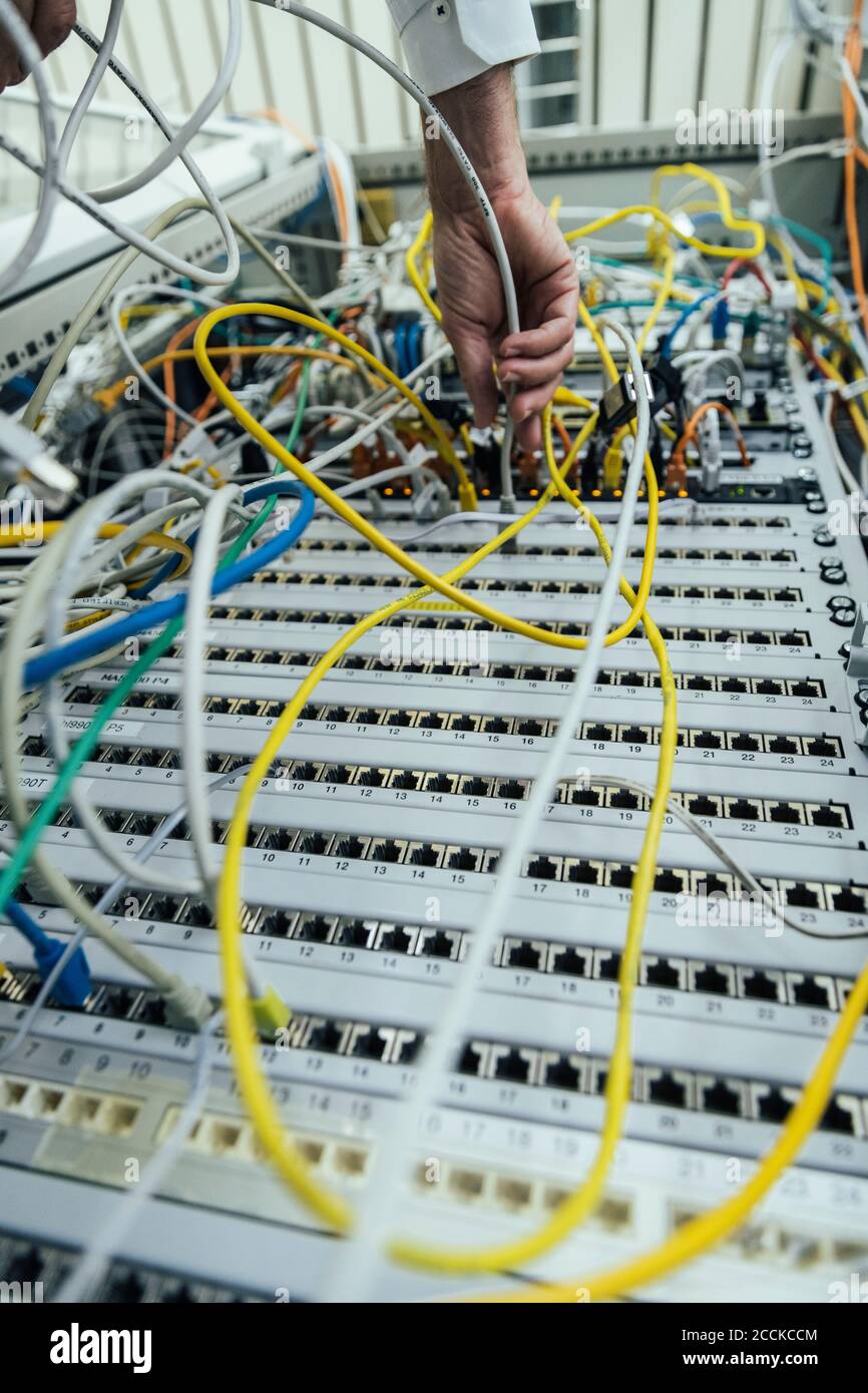 Plugging in hi-res stock photography and images - Alamy