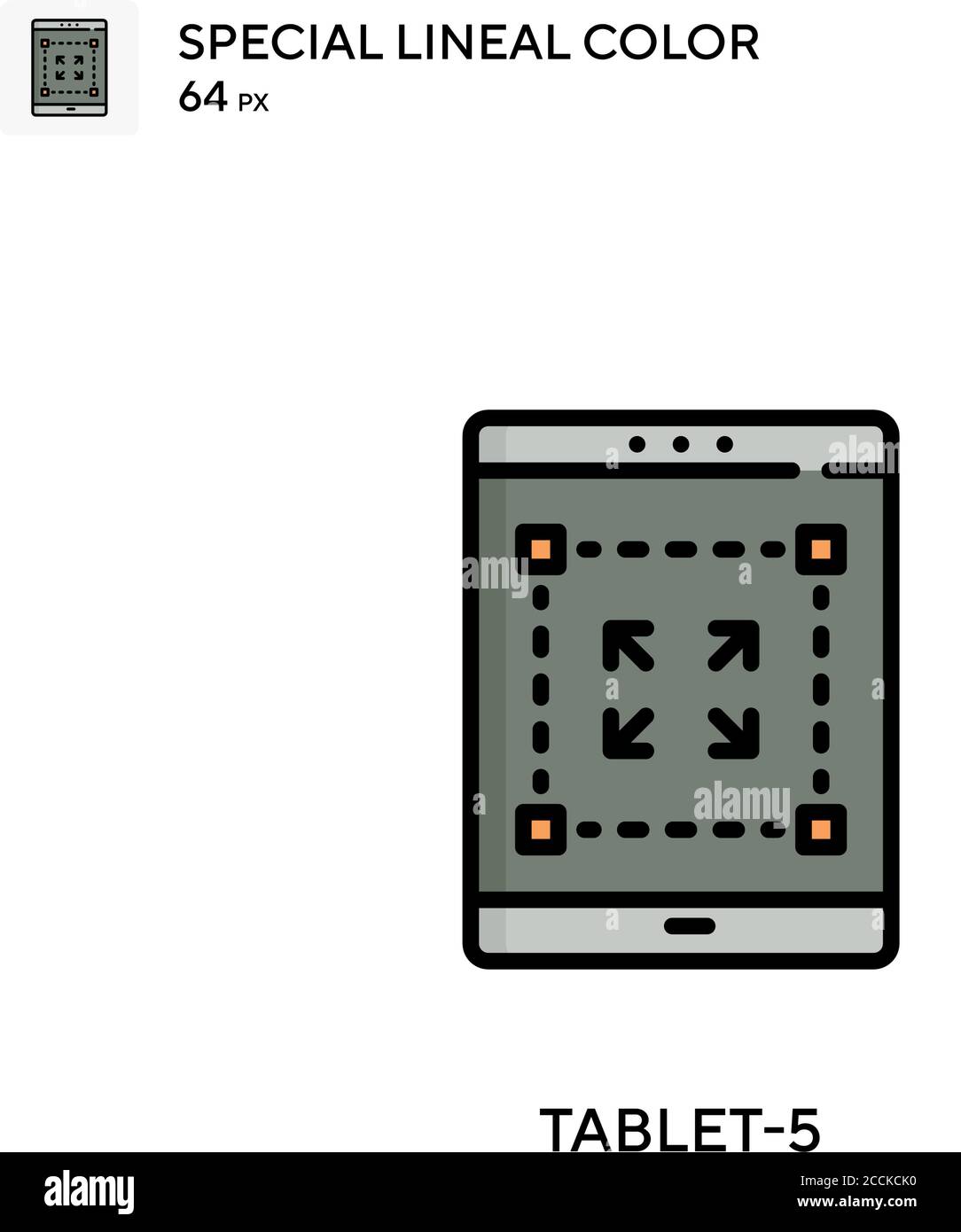 Star icon on tablet Stock Vector Images - Alamy