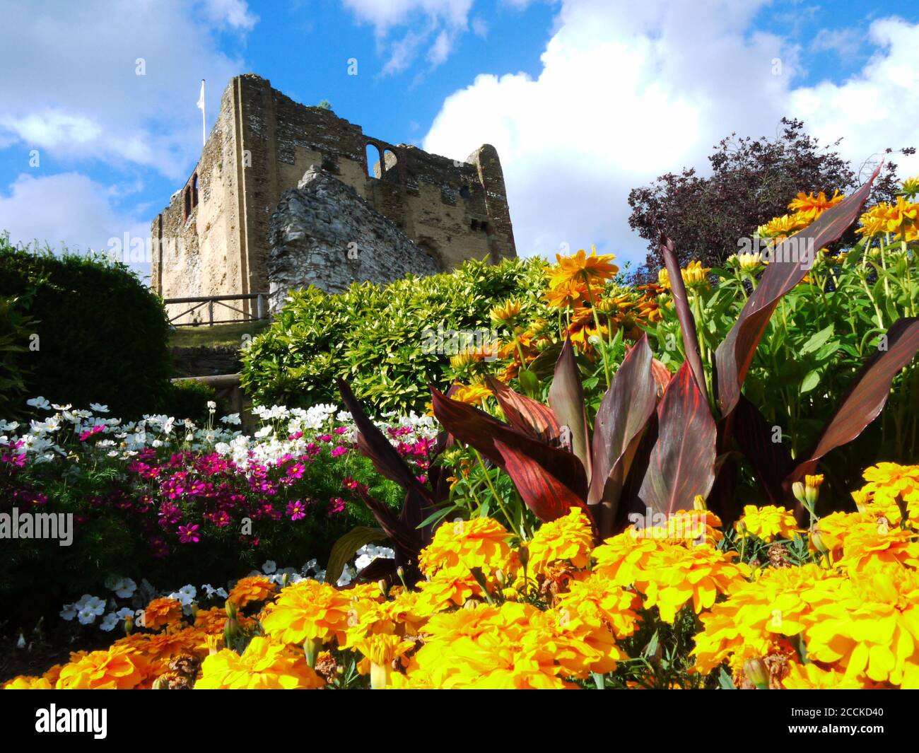 Guildford castle gardens in summer surrey hi-res stock photography and ...