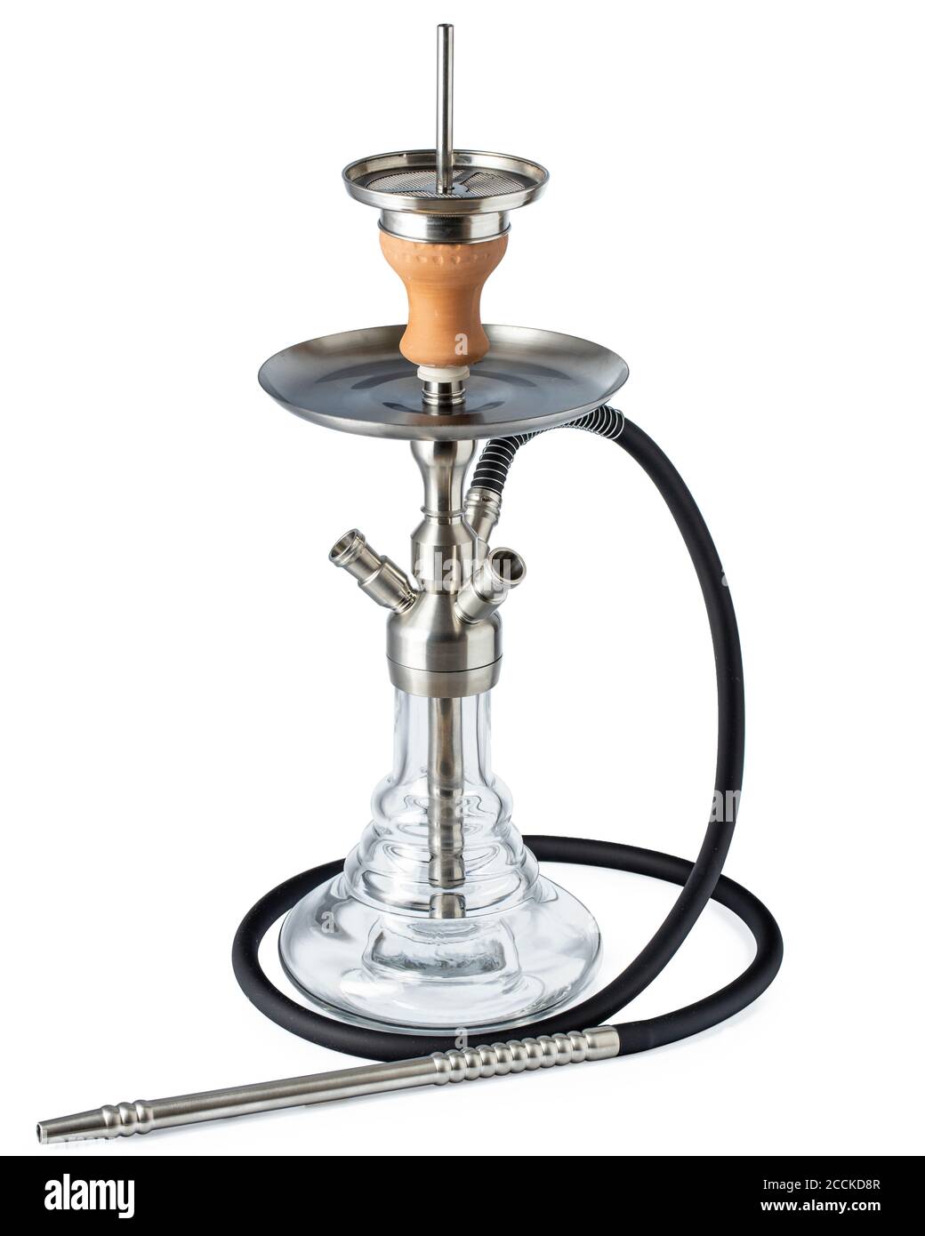 Isolated hookah or water pipe with hose Stock Photo - Alamy