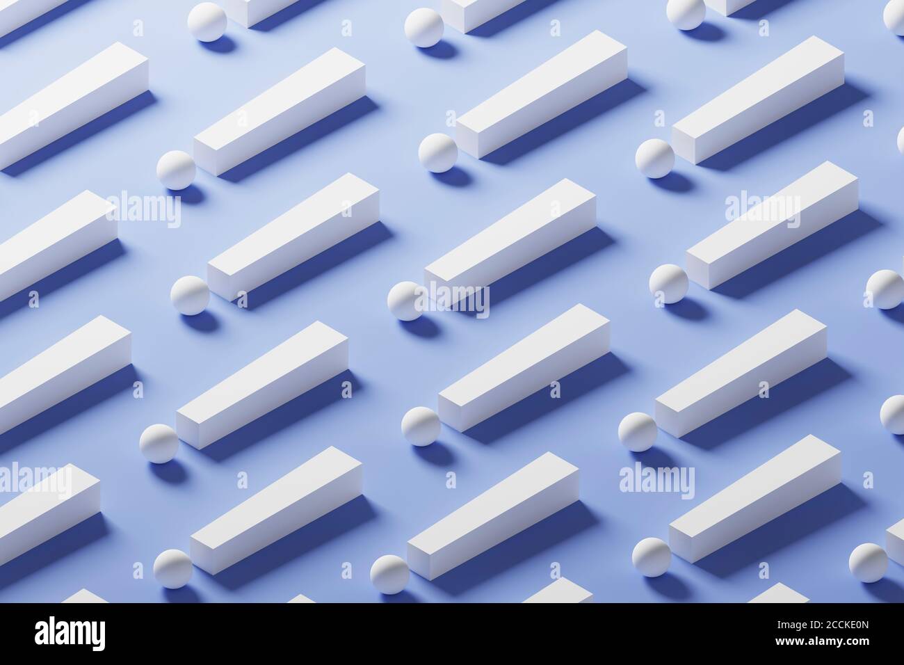Three dimensional pattern of rows of white exclamation points Stock ...