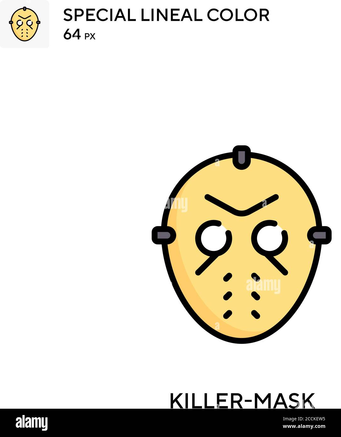 Killer-mask Special lineal color icon. Illustration symbol design ...