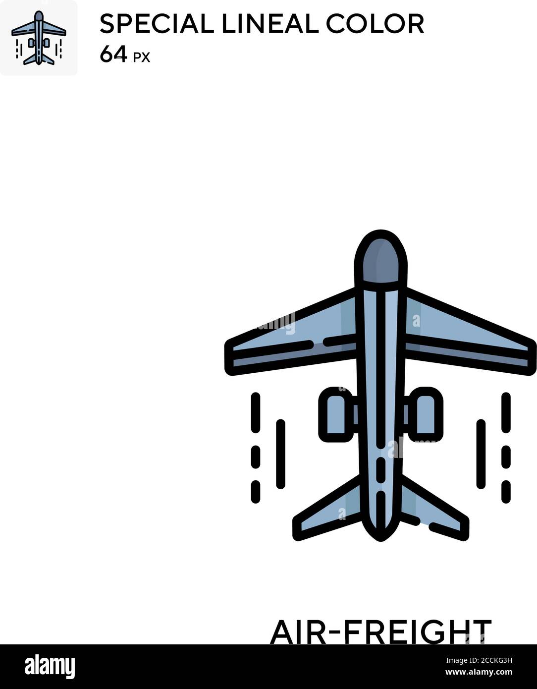 Air-freight Special lineal color icon. Illustration symbol design ...