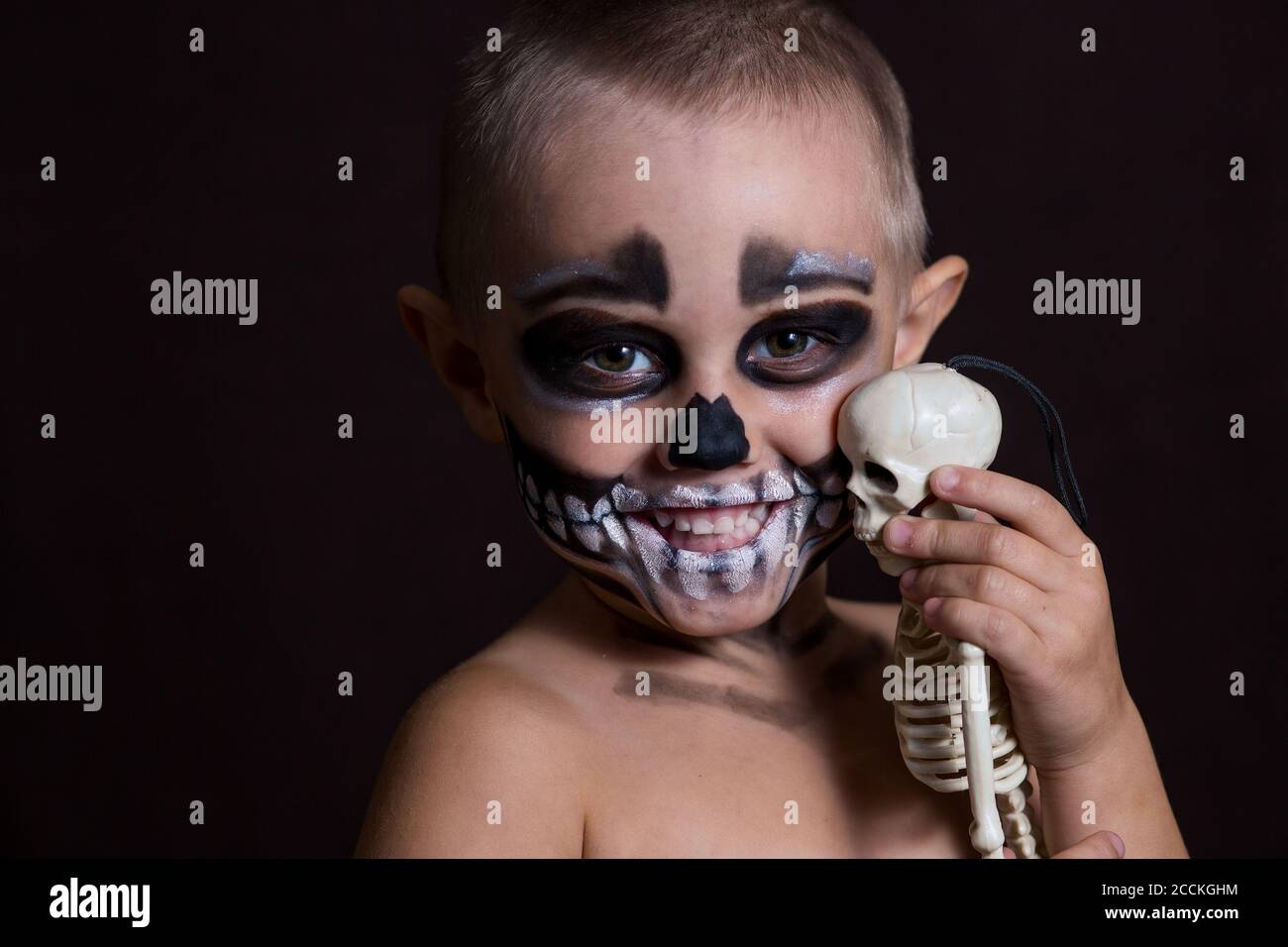 Scary Half Face Makeup