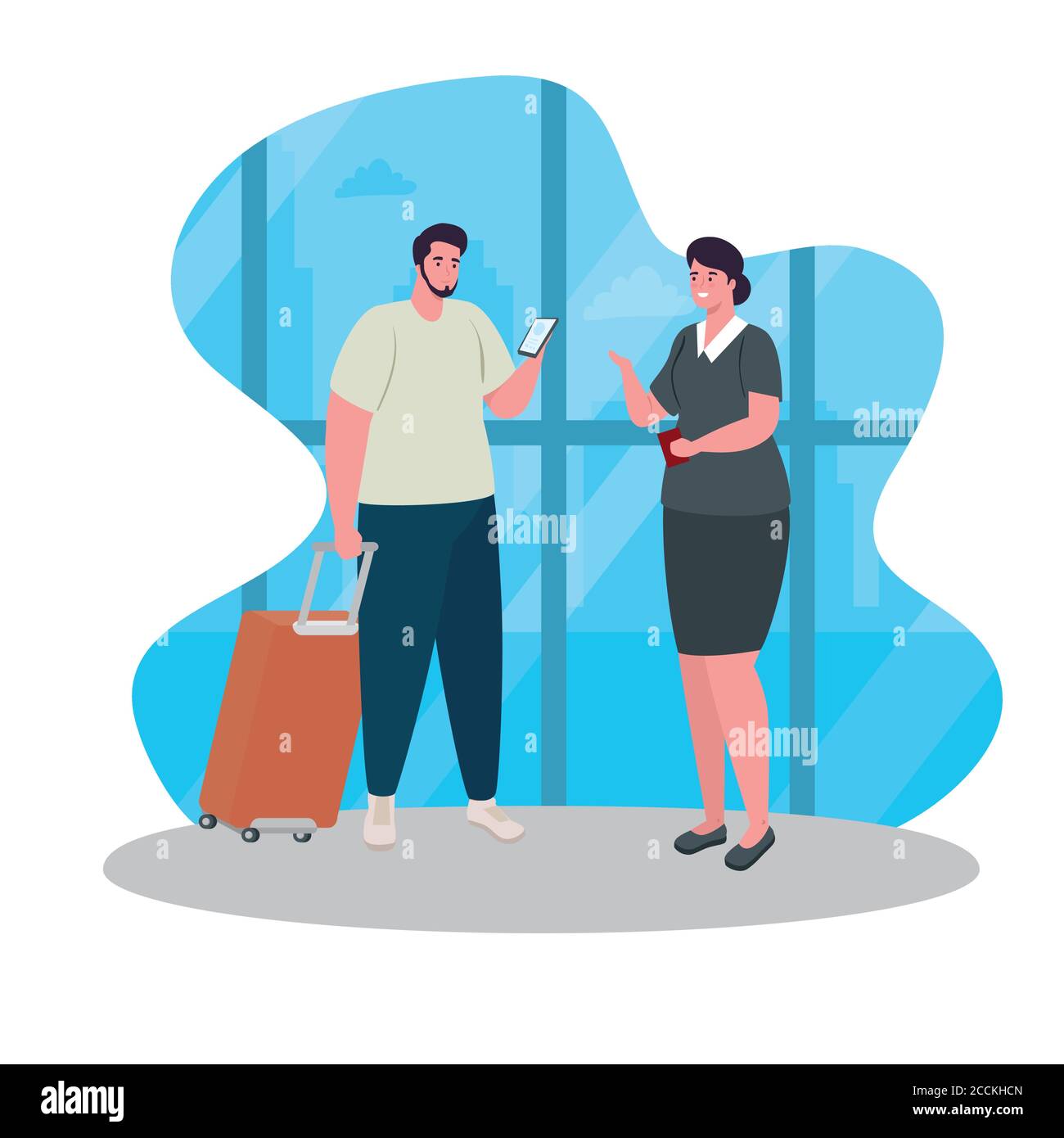 Boarding pass check in Stock Vector Images - Alamy