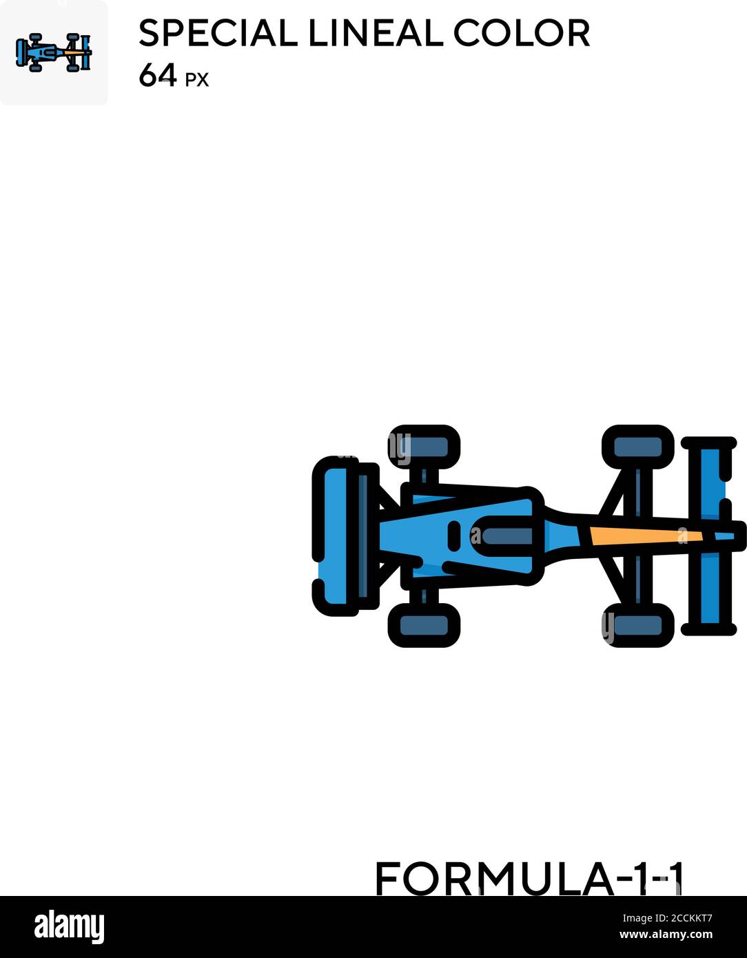 Formula-1-1 Special lineal color icon. Illustration symbol design ...