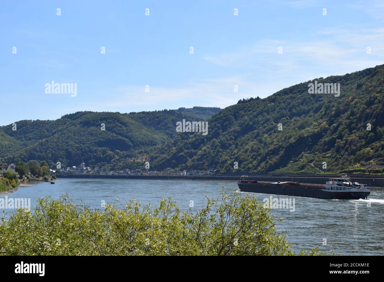 Rhine valley at Kestert, north of Lorelei Stock Photo - Alamy