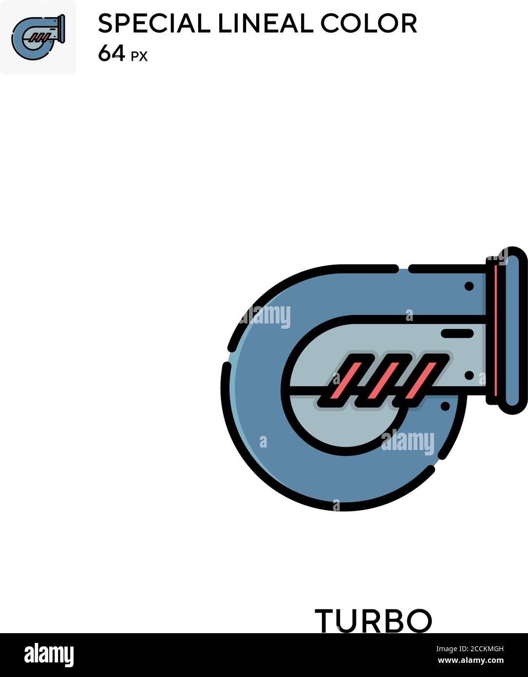 Turbo Special lineal color icon. Illustration symbol design template ...