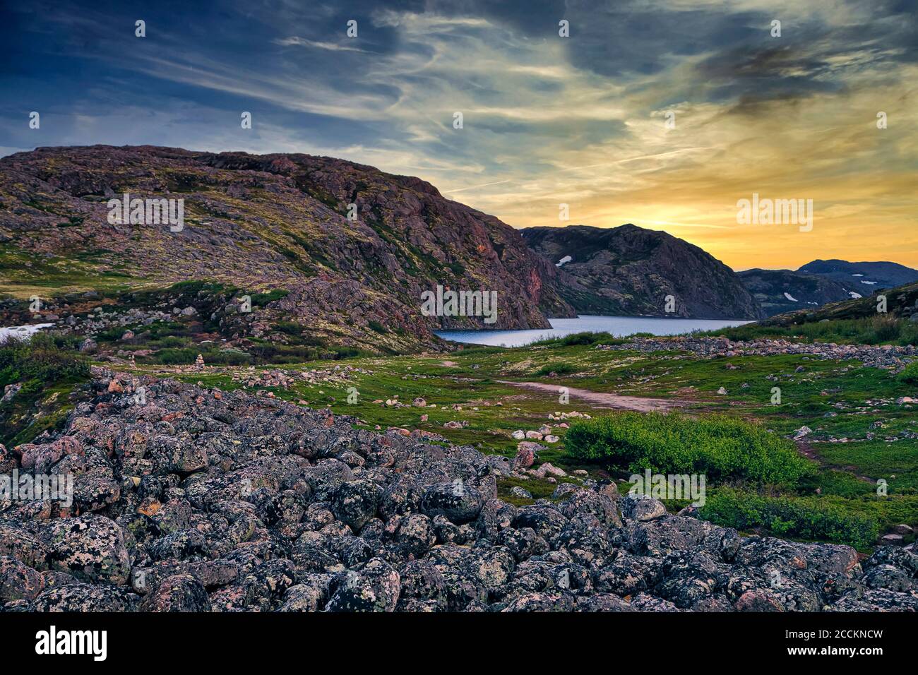 Rocky coastal landscape hi-res stock photography and images - Alamy