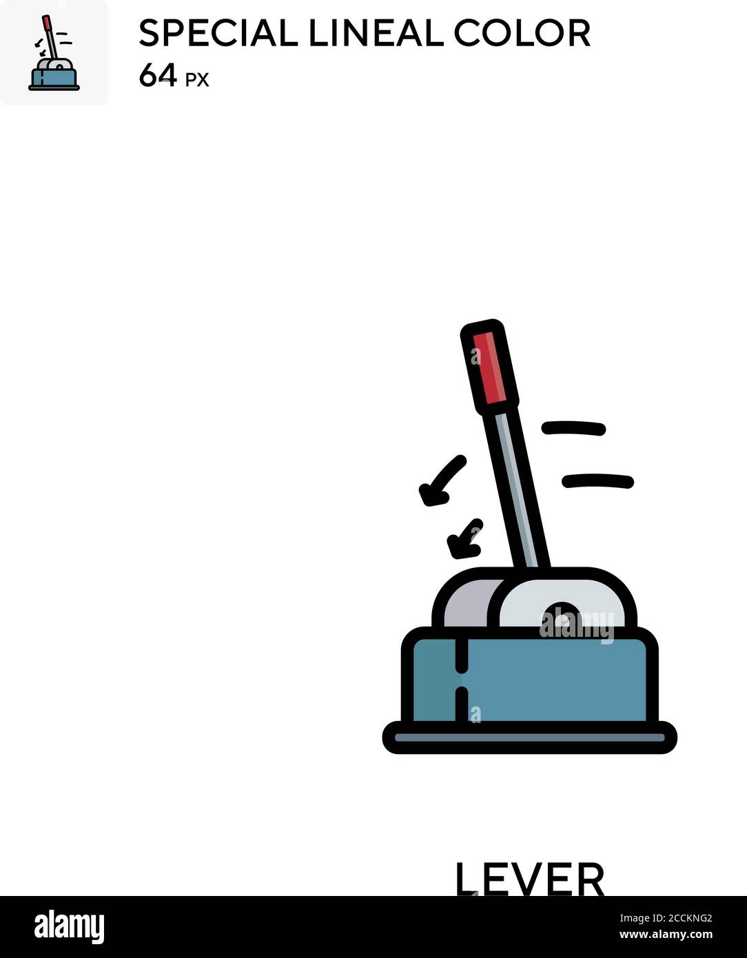 Power switch levers Stock Vector Images - Alamy