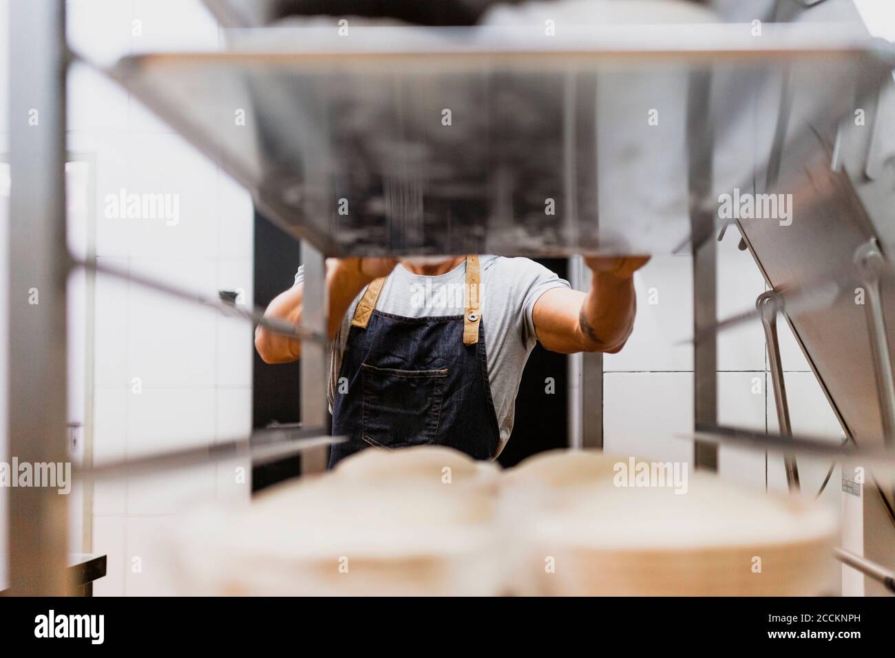 Apron baker hi-res stock photography and images - Alamy