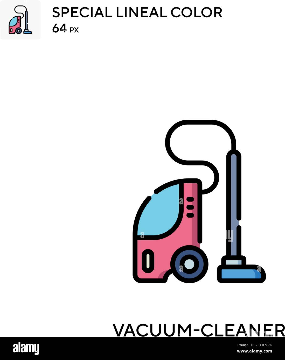 Vacuum-cleaner Special lineal color icon. Illustration symbol design ...